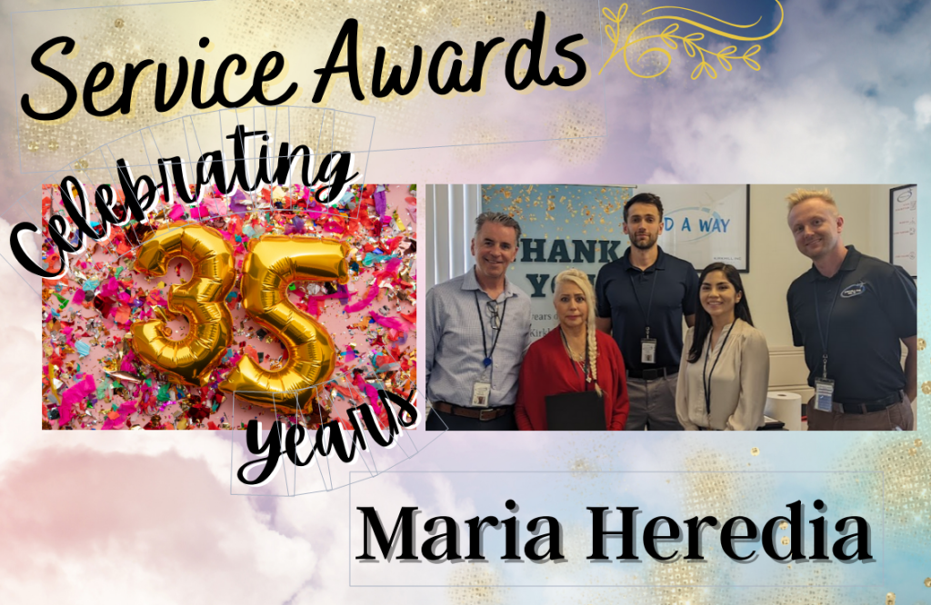 Annual service awards highlighted by Maria Heredia who is celebrating ...